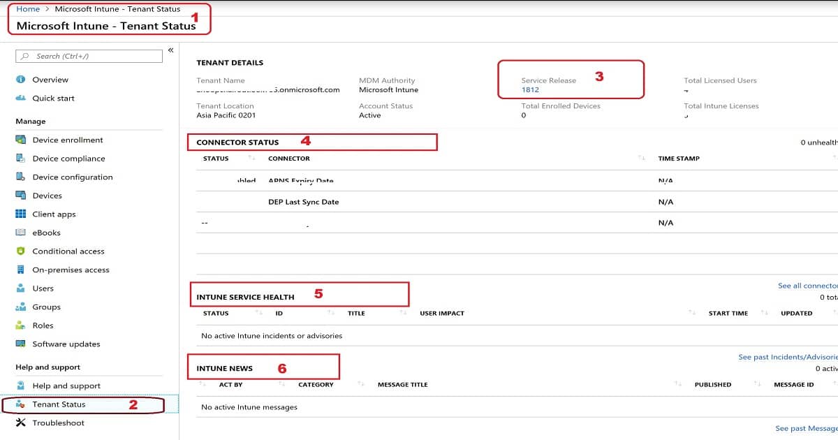 Intune Tenant Status Access Issues - Device Management Blog