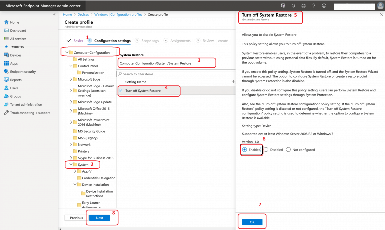 Create Deploy Group Policy Using Intune Administrative Template ...