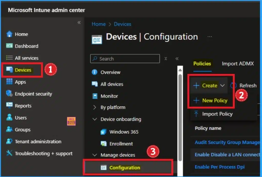 Enable Disable End Task Policy In Task Manager Using Intune - Device ...